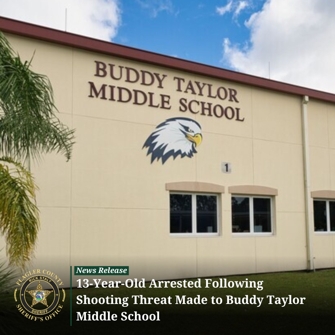 13-Year-Old Arrested Following Shooting Threat Made to Buddy Taylor ...
