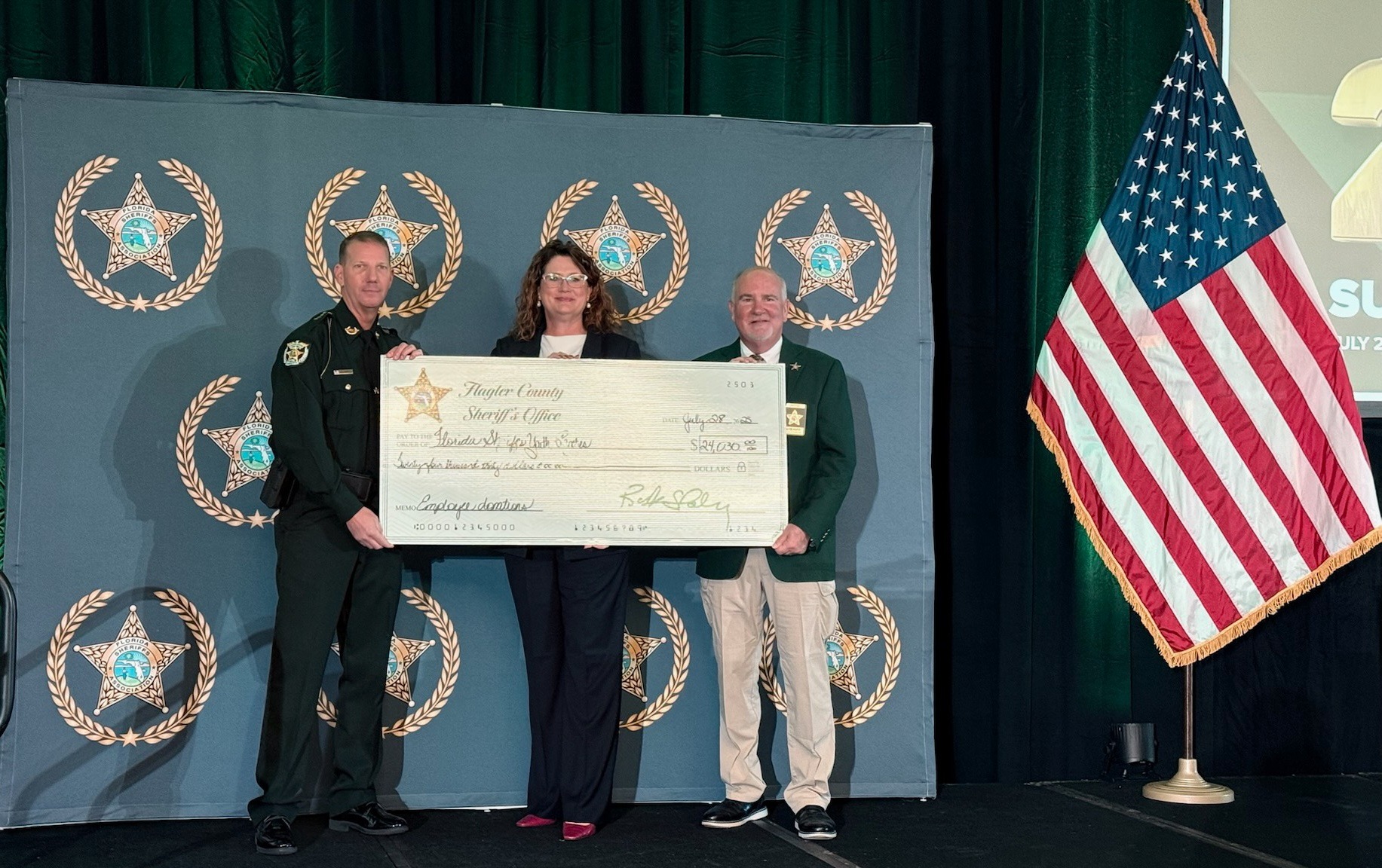 FCSO Employees Donate $24,030 to the Florida Sheriffs Youth Ranches